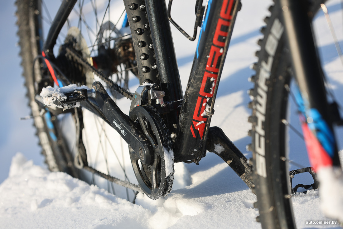 Как ездить на велосипеде зимой