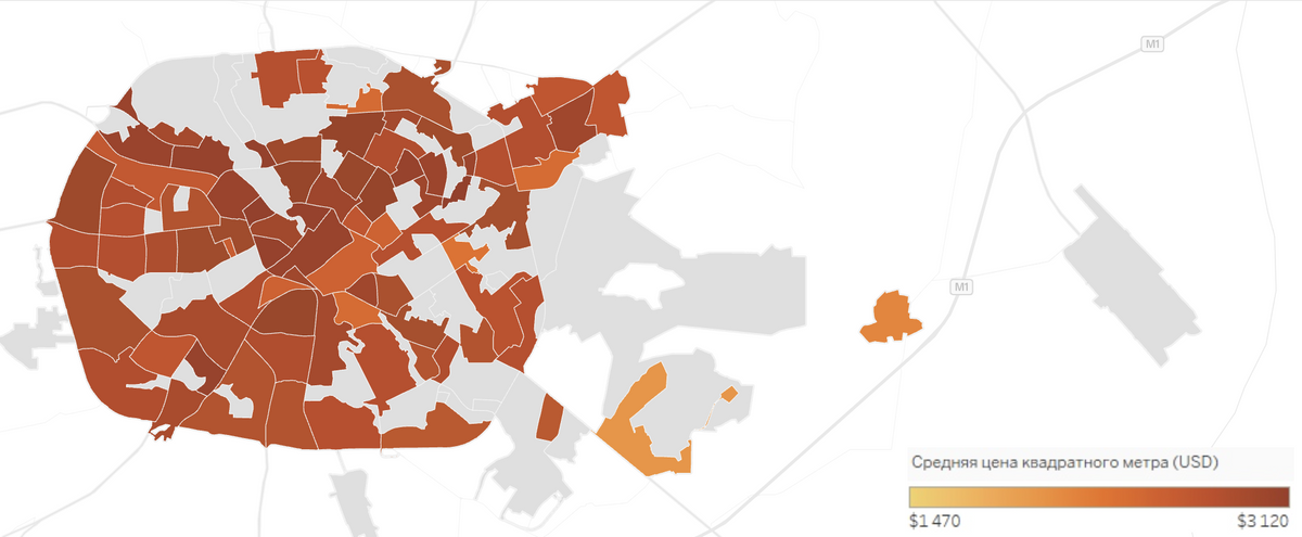 Где найти метр по $1470? В Минске определили самые дорогие и самые ...