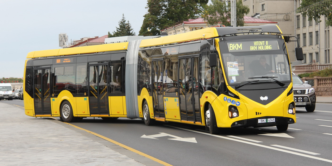 Новый электробус Vitovt Max Electro (BKM E433)