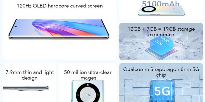 Honor представила бюджетный смартфон X40 с изогнутым экраном